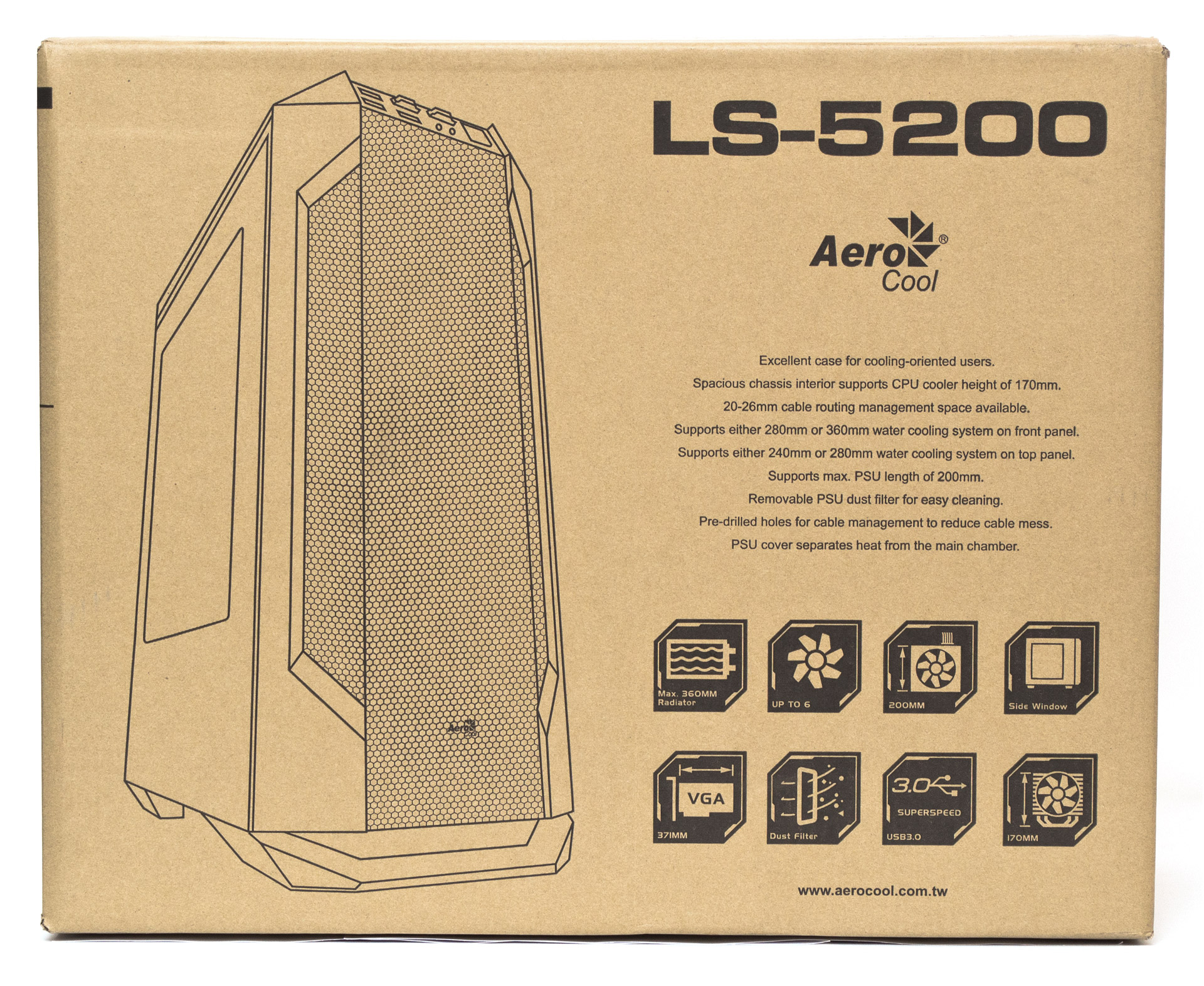 Обзор корпуса Aerocool LS-5200