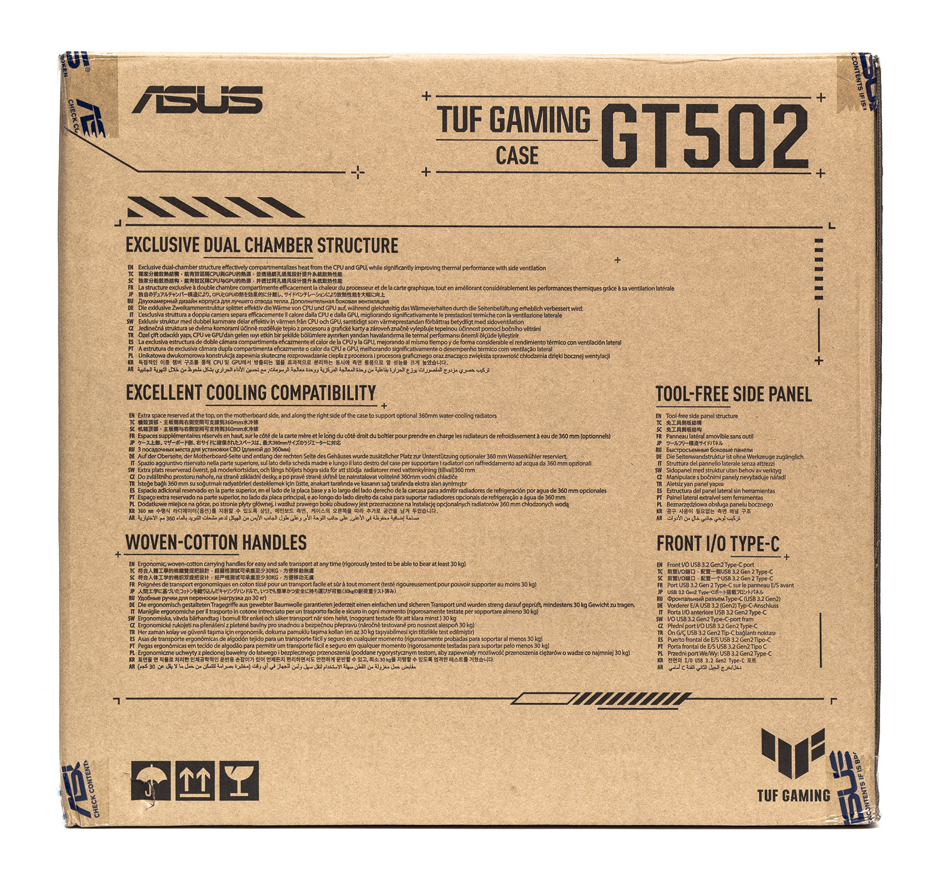 Обзор корпуса ASUS TUF Gaming GT502