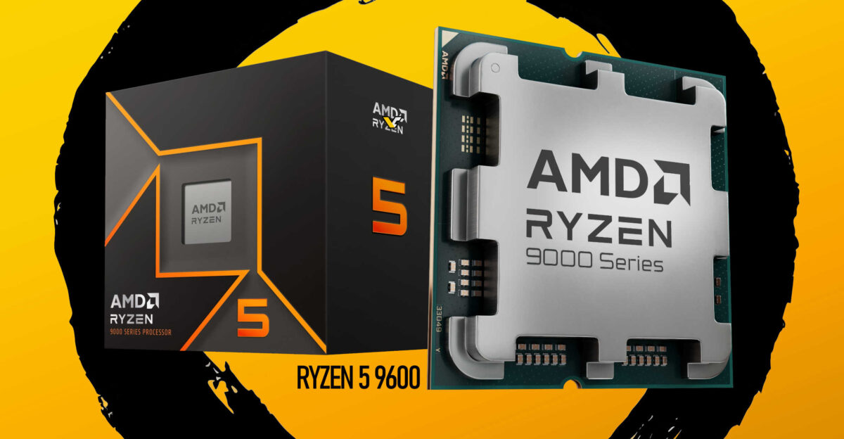 AMD представила Ryzen 5 9600 — младший 6-ядерник Zen 5 для настольных ПК