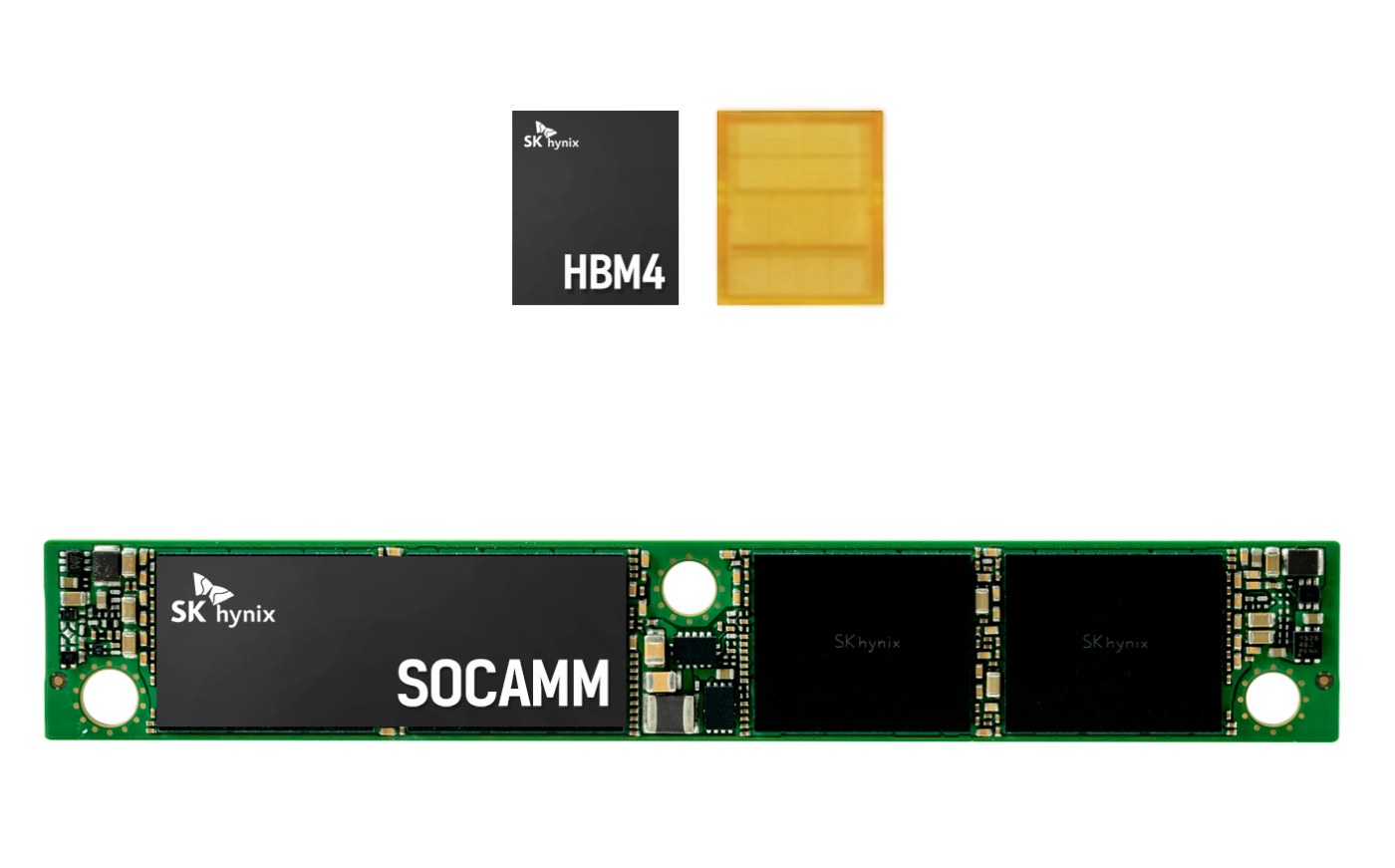 SK Hynix готова до постачання пам’яті 12-Hi HBM3e, SOCAMM і починає дослідне виробництво HBM4