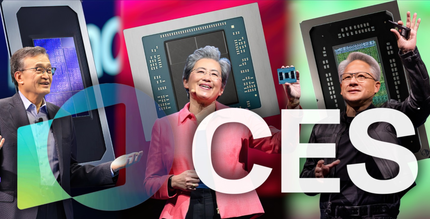 CES 2026: стежимо за презентаціями NVIDIA, Intel та AMD