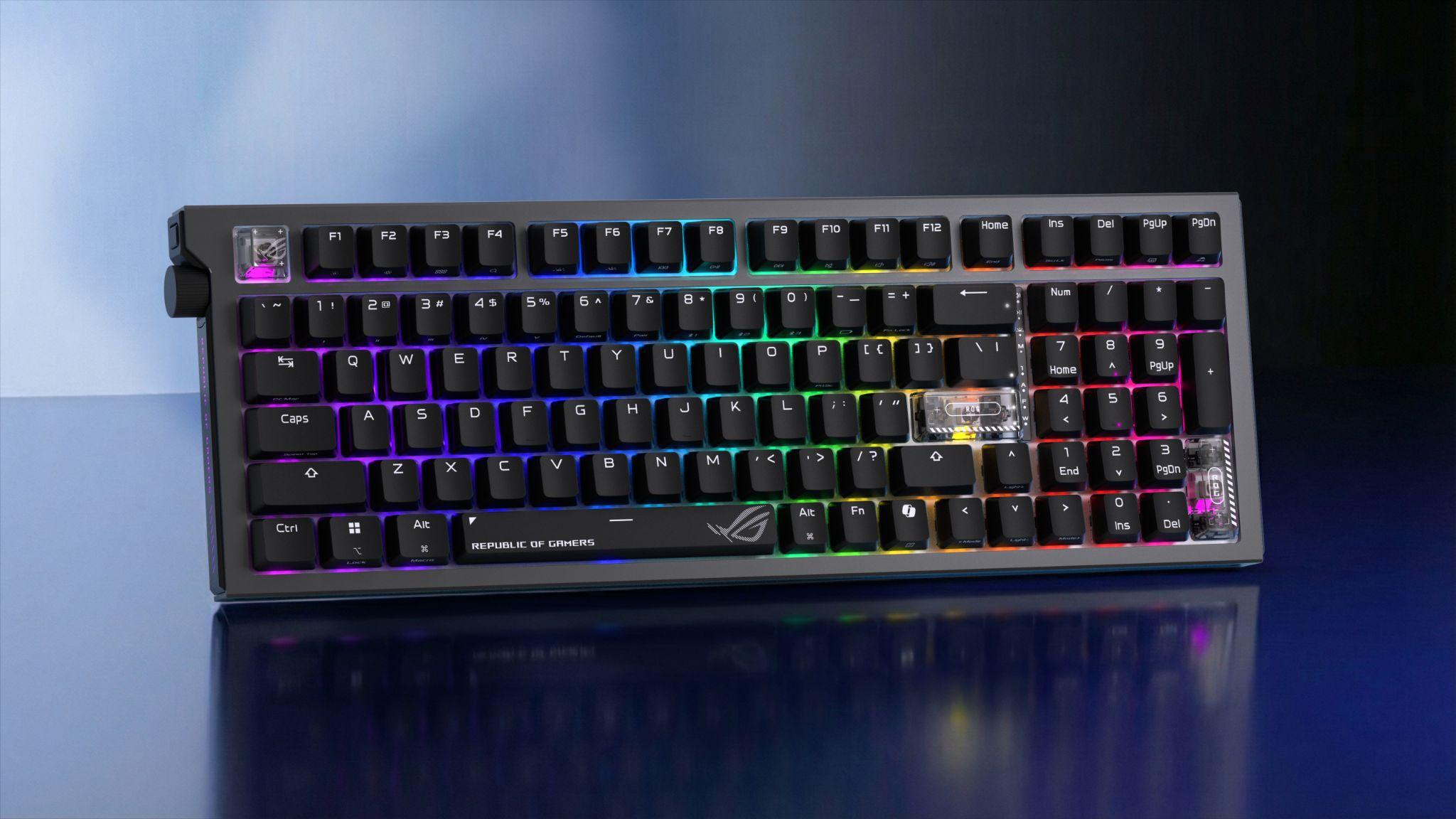 ASUS вивела на український ринок клавіатуру ROG Strix Morph 96 Wireless