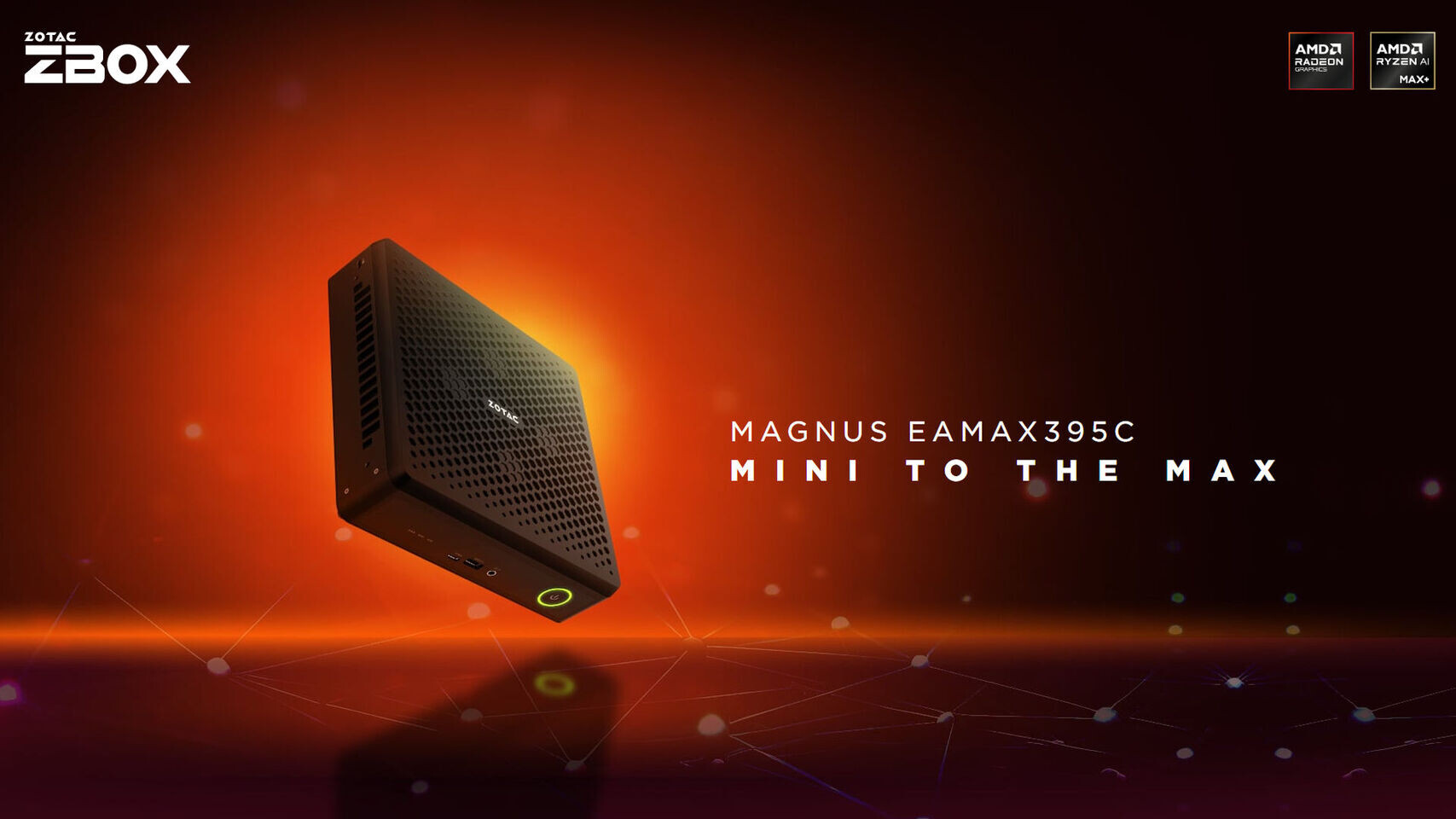 Zotac представила міні-ПК Zbox Magnus із процесорами AMD Ryzen AI Max 300