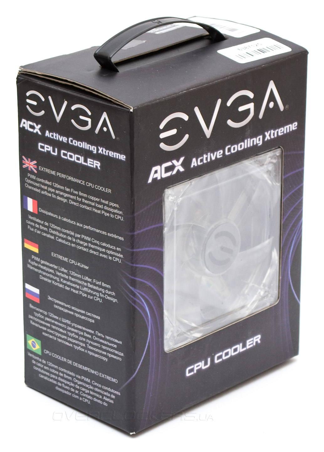 Обзор процессорного кулера EVGA ACX CPU Cooler