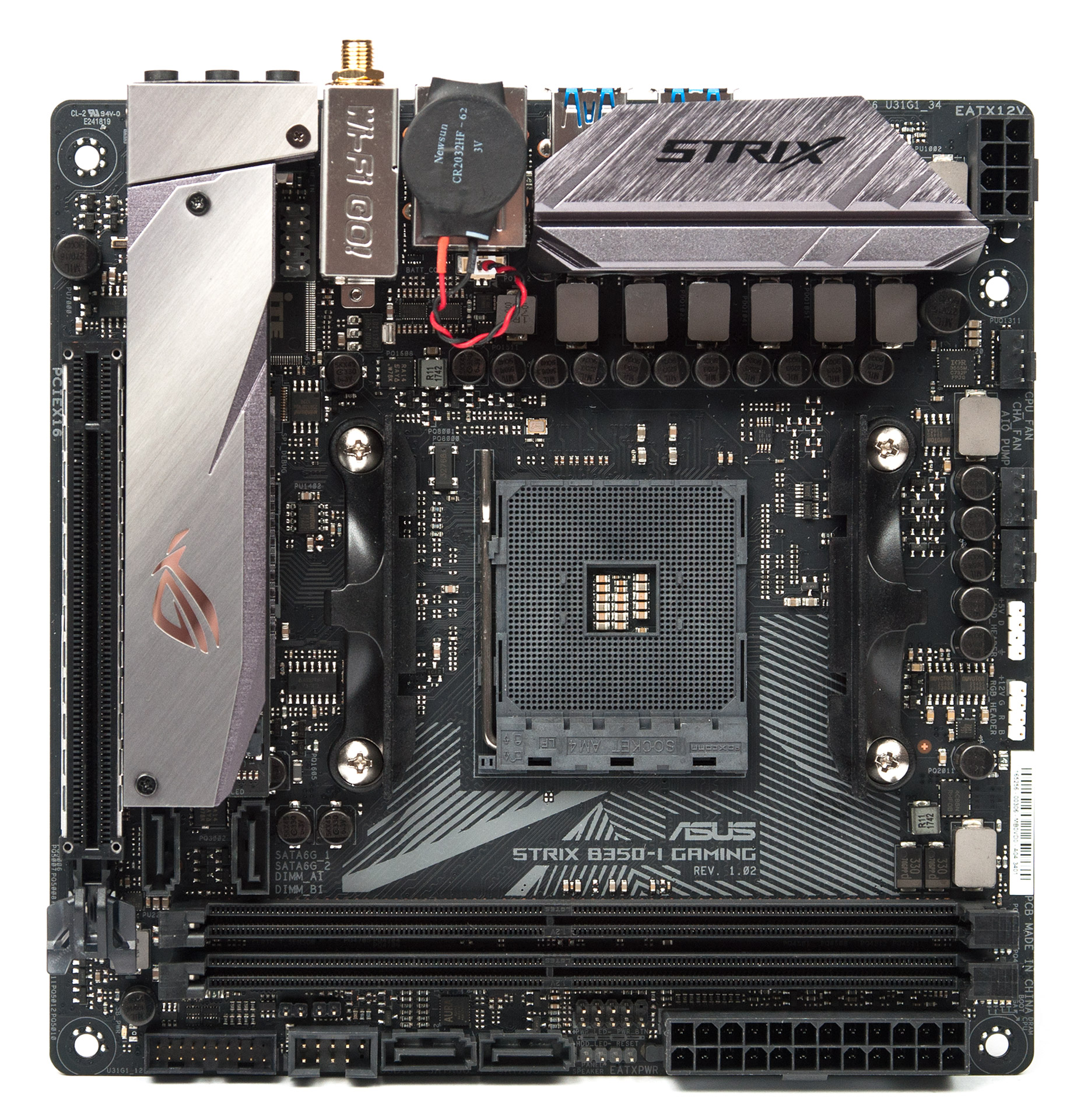 Обзор материнской платы ASUS ROG Strix B350-I Gaming для процессоров AMD