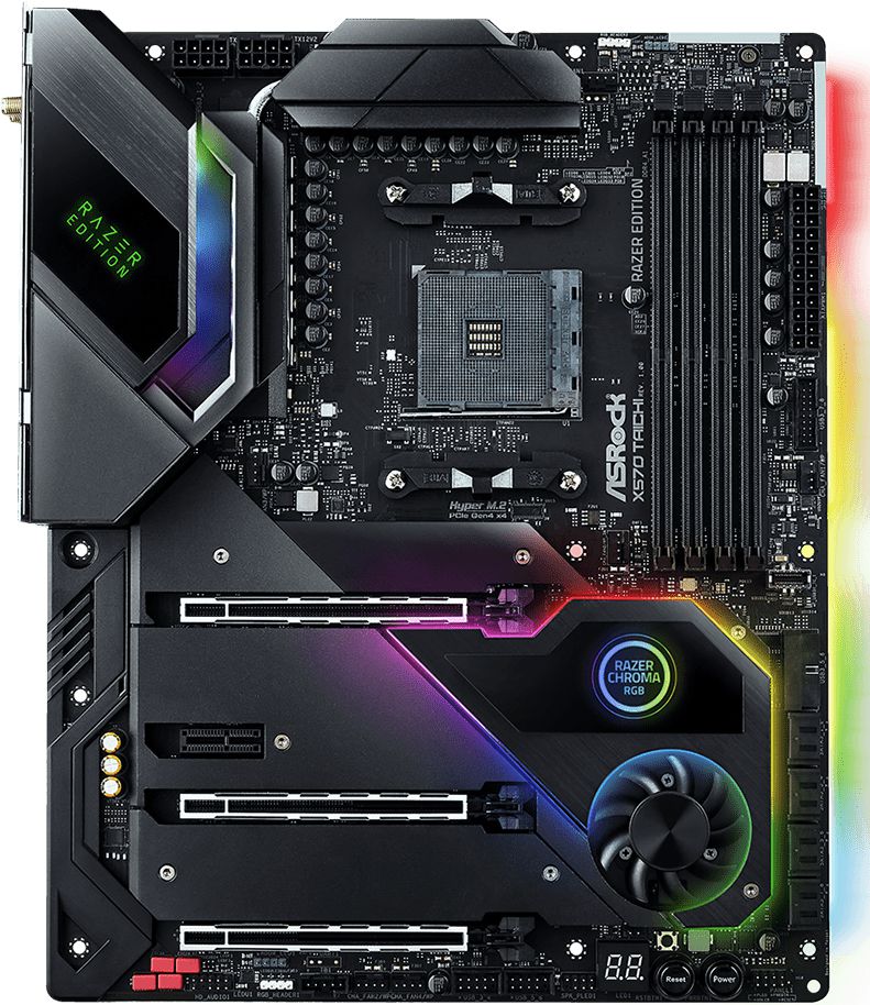 ASRock представила материнские платы B550/X570 Taichi Razer Edition