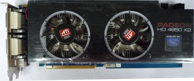 Дебютные фотографии великана Sapphire Radeon HD 4850 X2