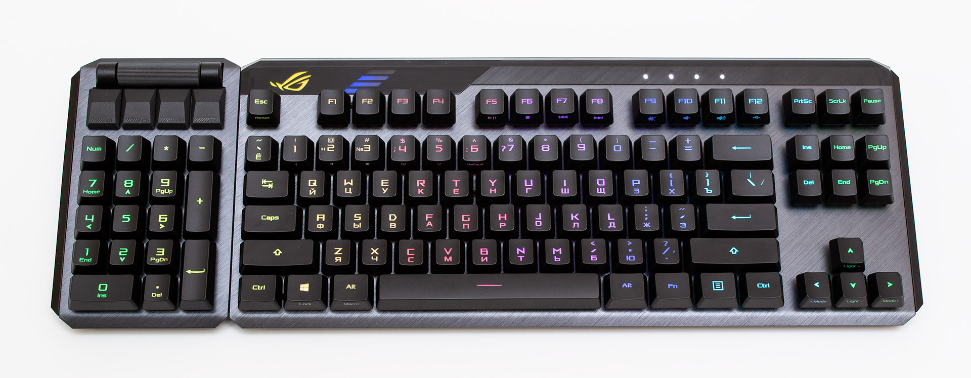 Огляд бездротової оптично-механічної клавіатури ASUS ROG Claymore II