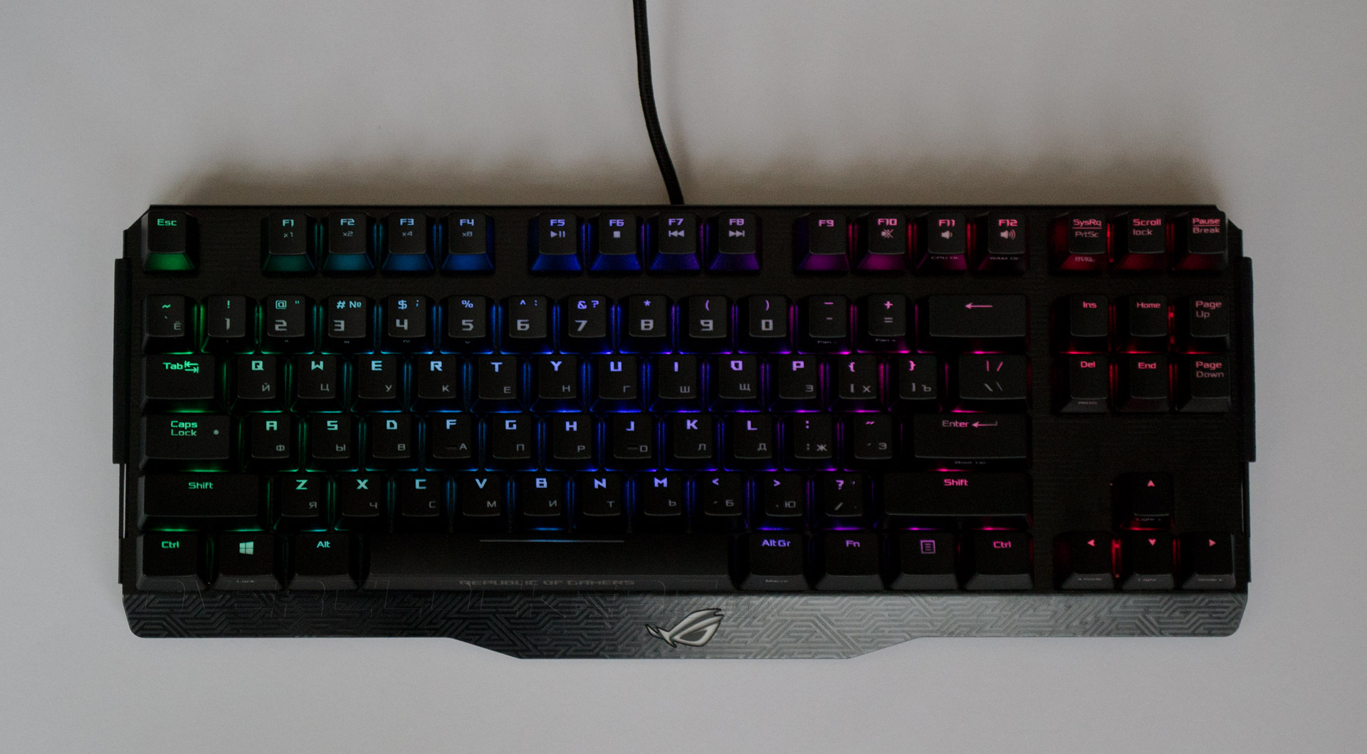 Обзор игровой механической клавиатуры ASUS ROG Claymore Core