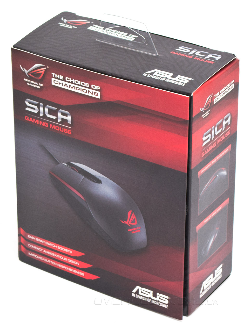 Обзор игровой мыши ASUS ROG Sica