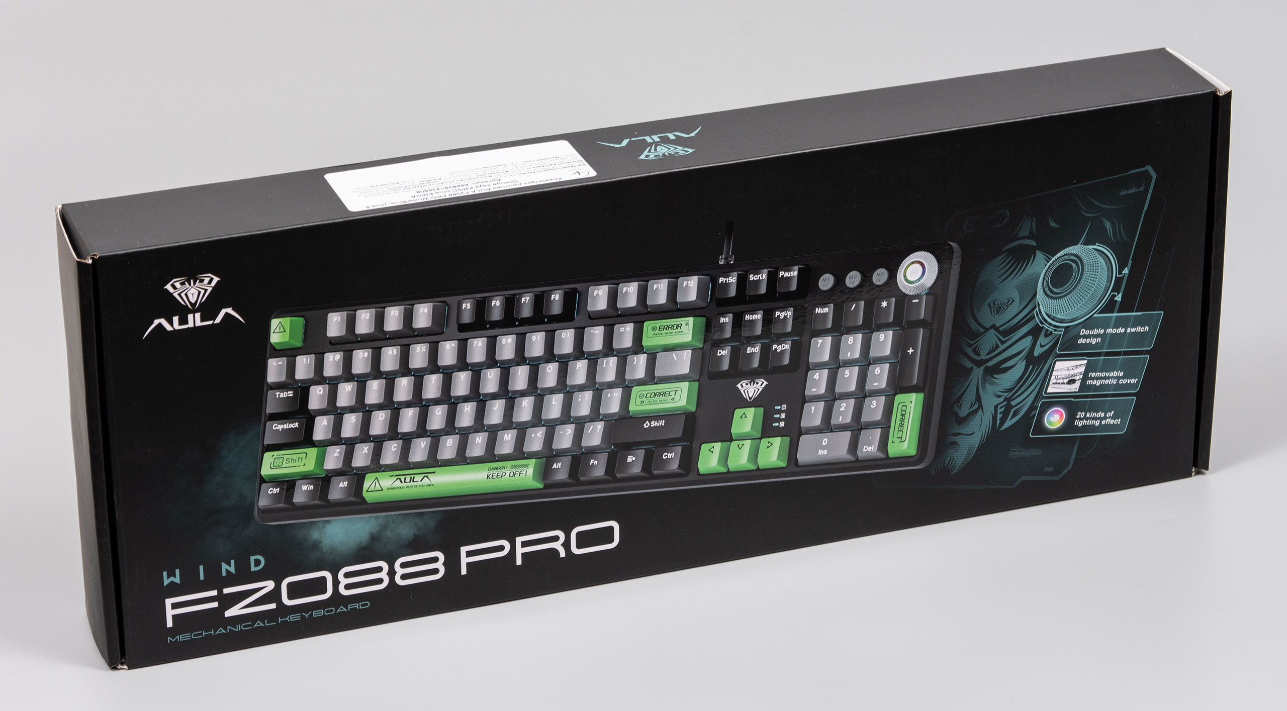 Обзор игровой механической клавиатуры Aula F2088 Pro