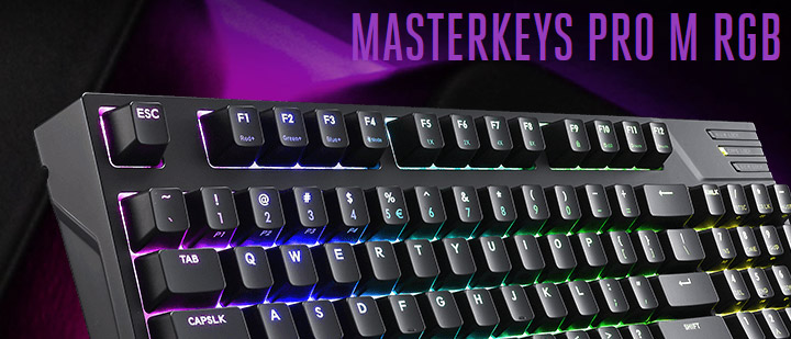 Обзор механической игровой клавиатуры Cooler Master MasterKeys Pro M RGB
