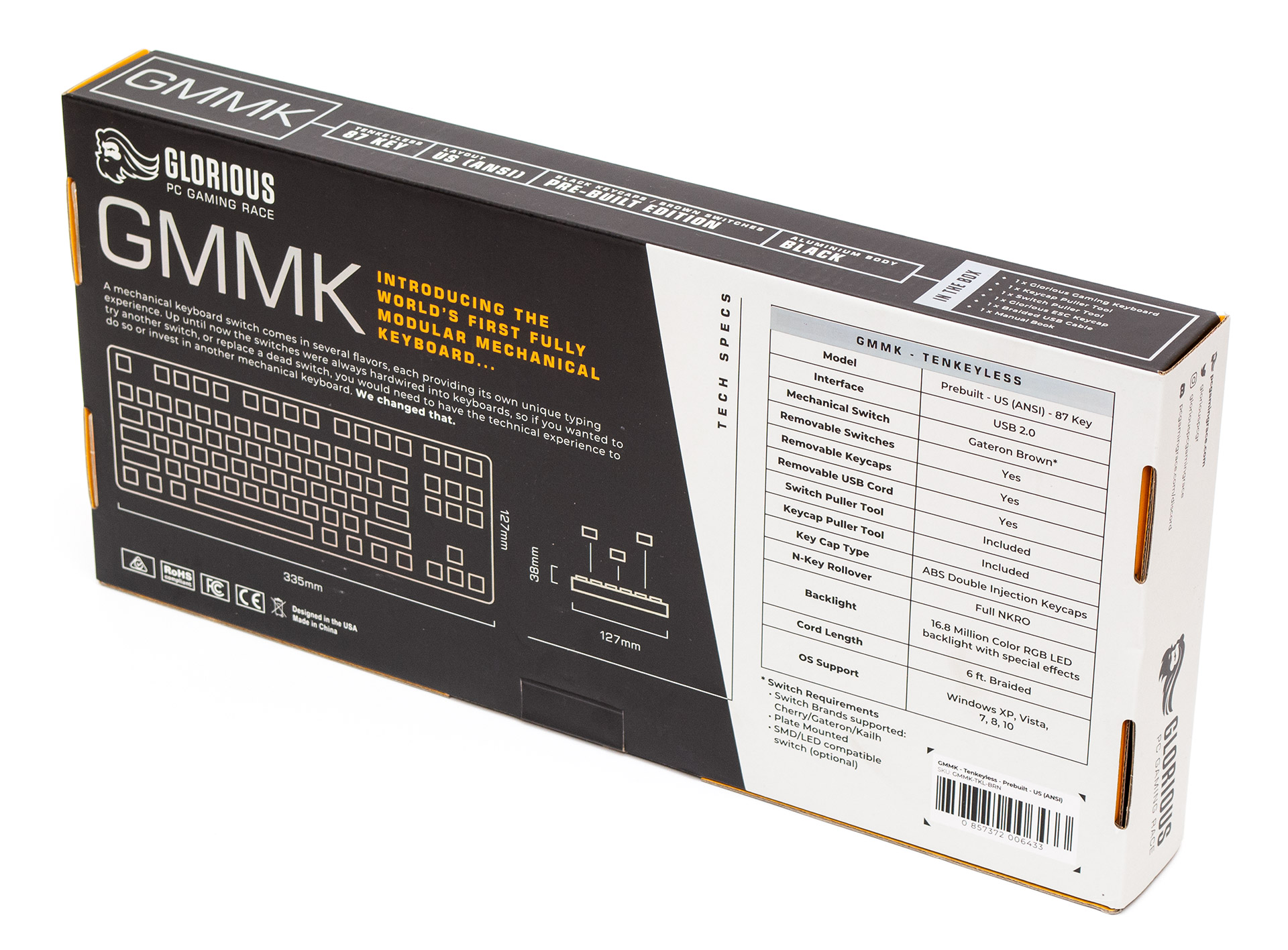 Обзор механической игровой клавиатуры Glorious GMMK TKL