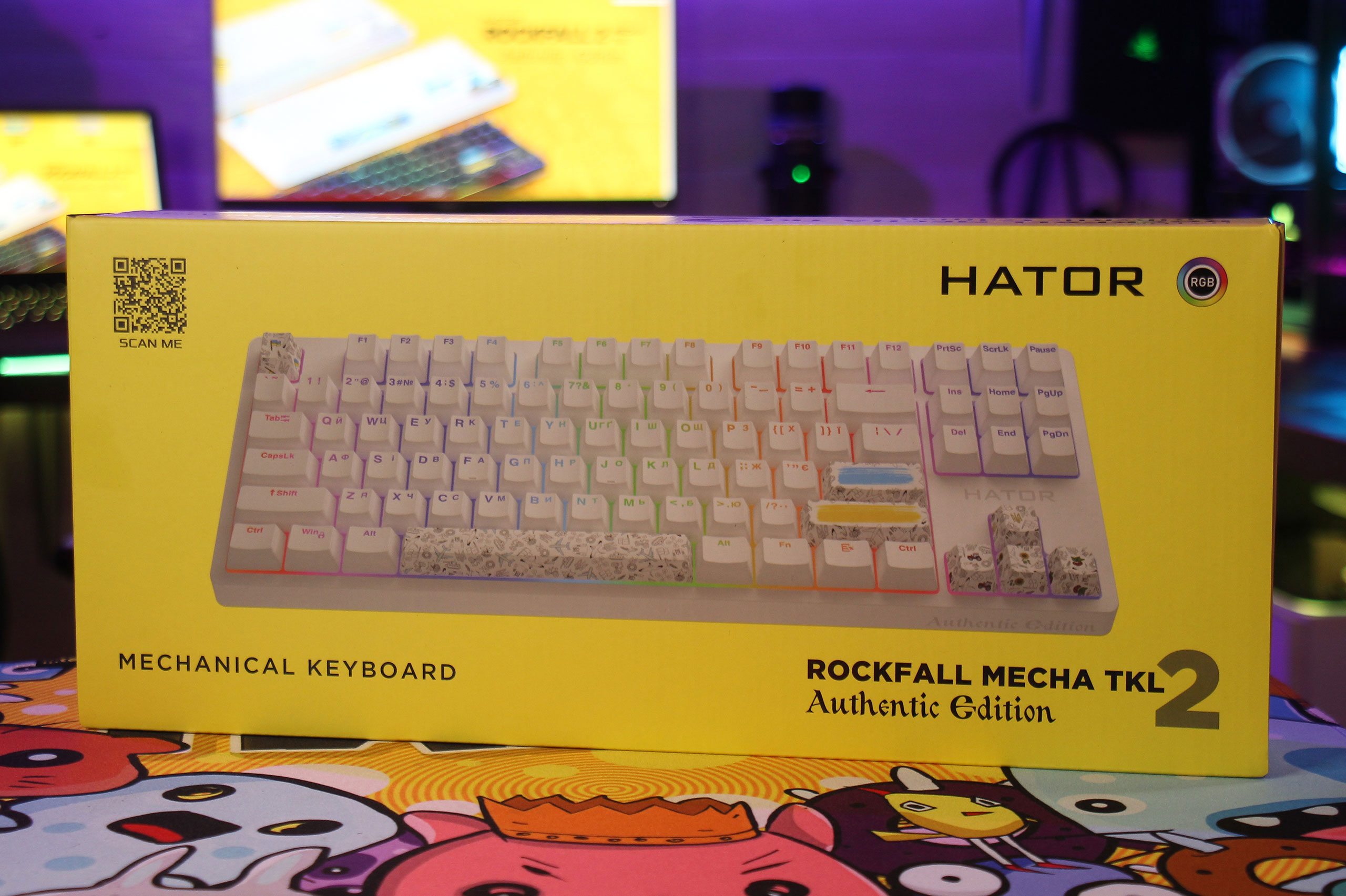 Огляд клавіатури HATOR Rockfall 2 TKL Mecha Authentic Edition