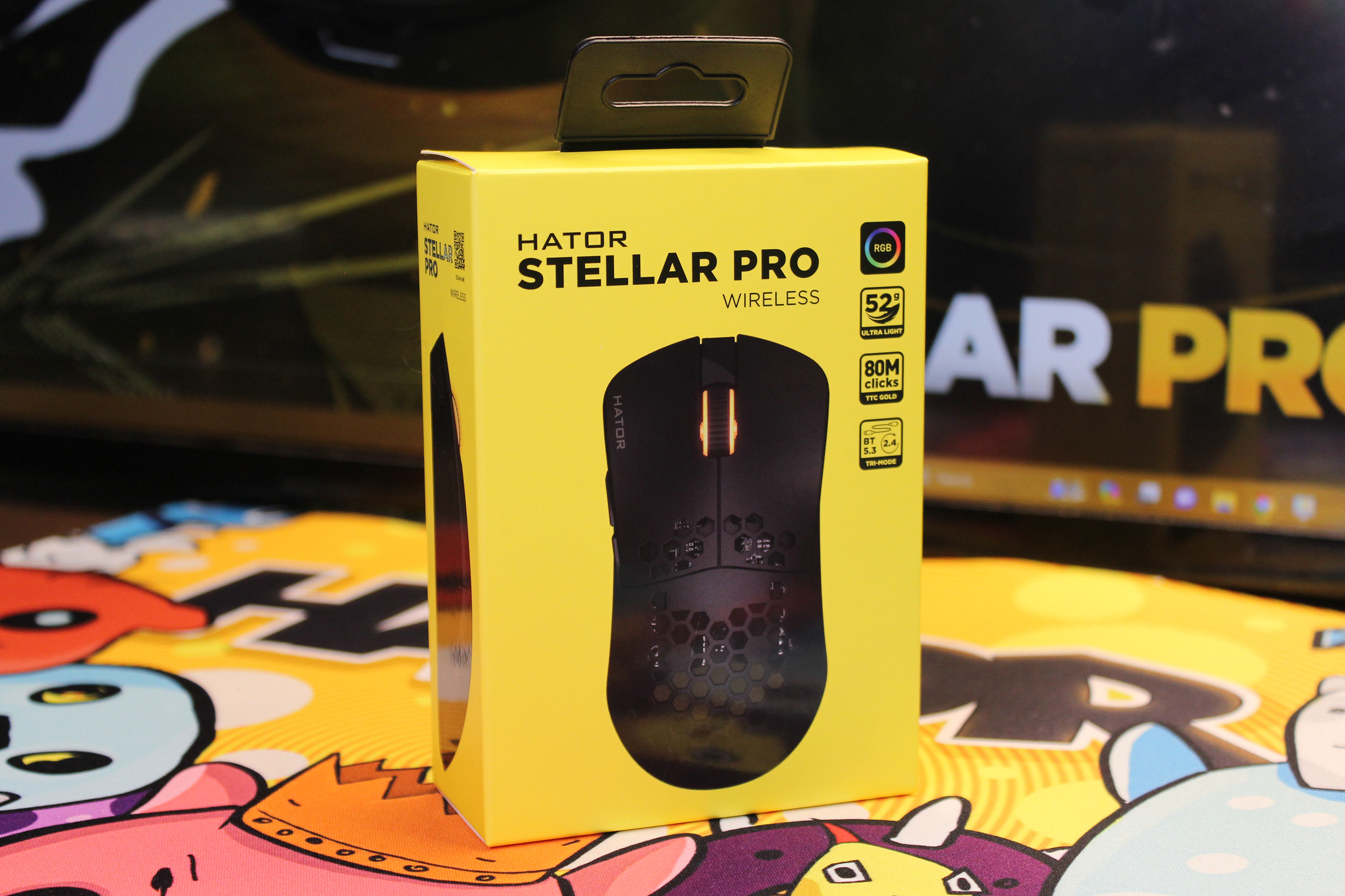 Обзор беспроводной игровой мыши HATOR Stellar Pro Wireless