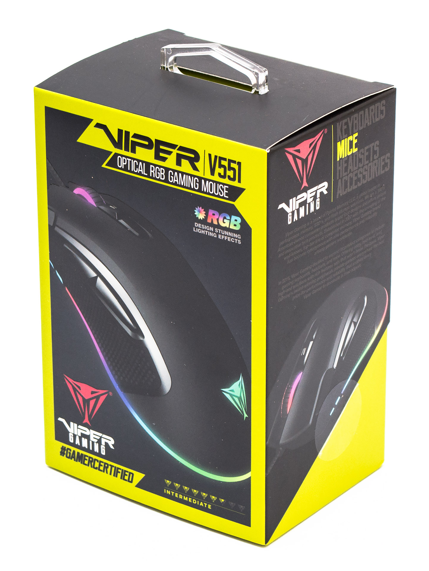 Обзор игровой мыши Patriot Viper V551