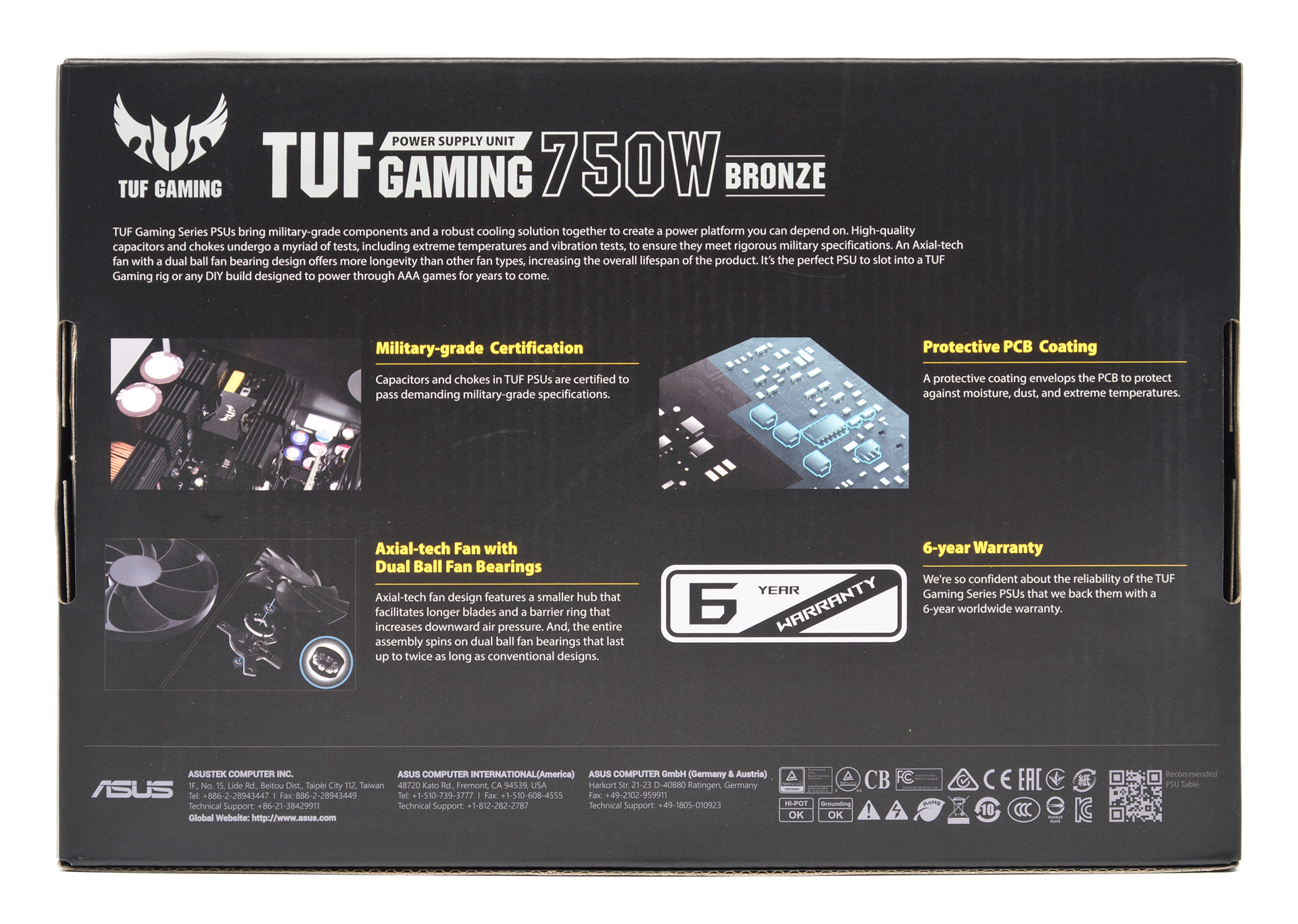 Обзор блока питания ASUS TUF Gaming 750B