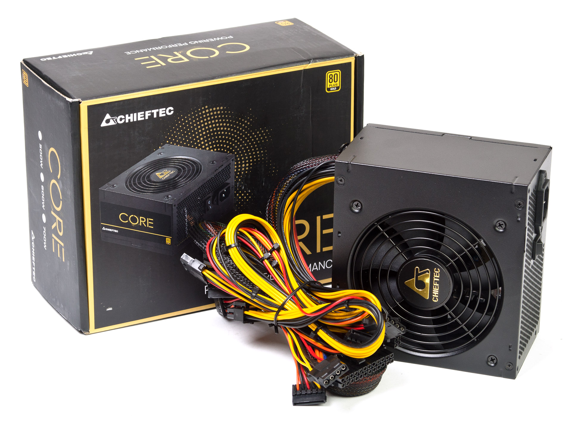 Обзор блока питания Chieftec Core мощностью 600 Вт. Золото занедорого