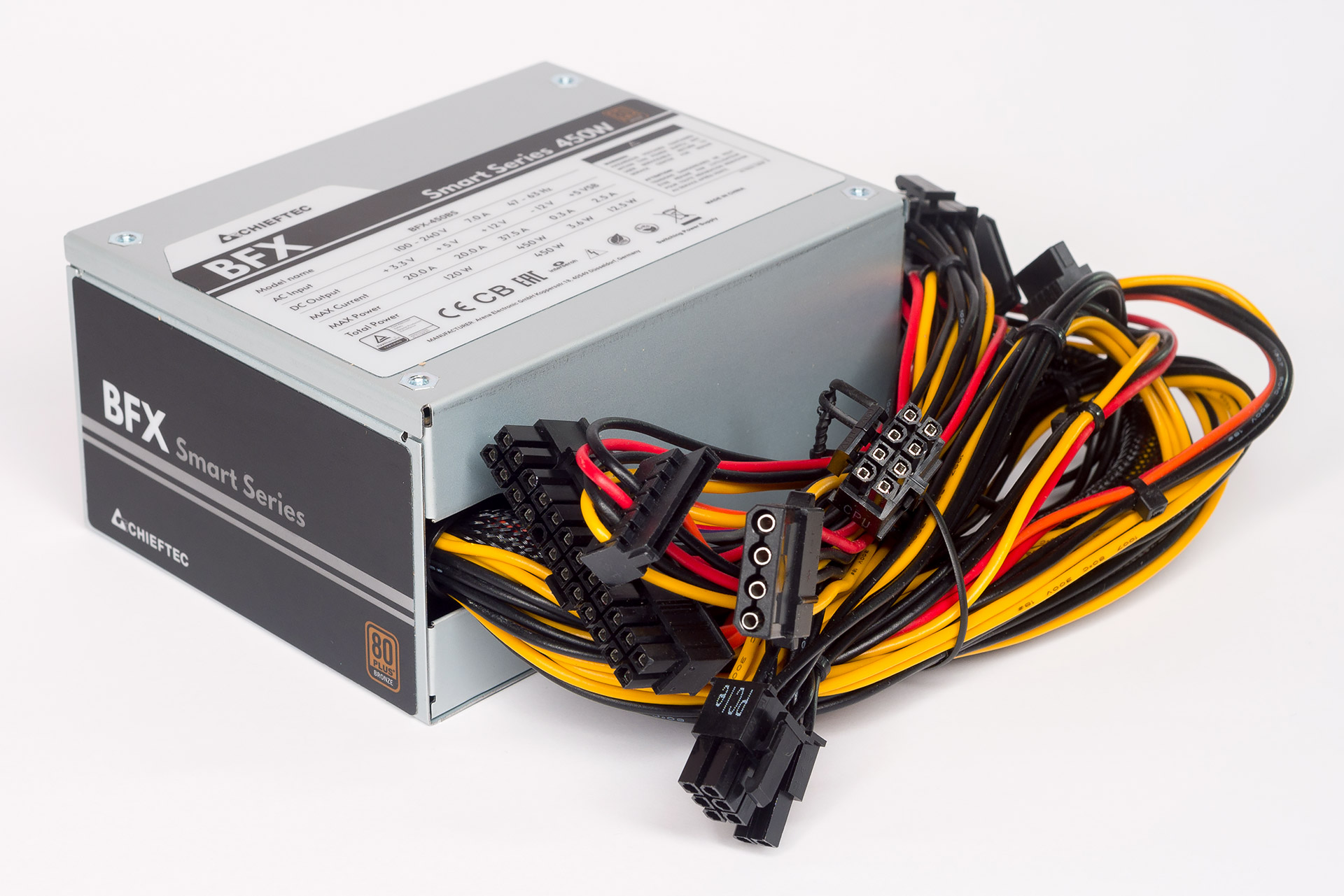 Обзор блока питания Chieftec Smart BFX-450BS формата SFX и мощностью 450 Вт