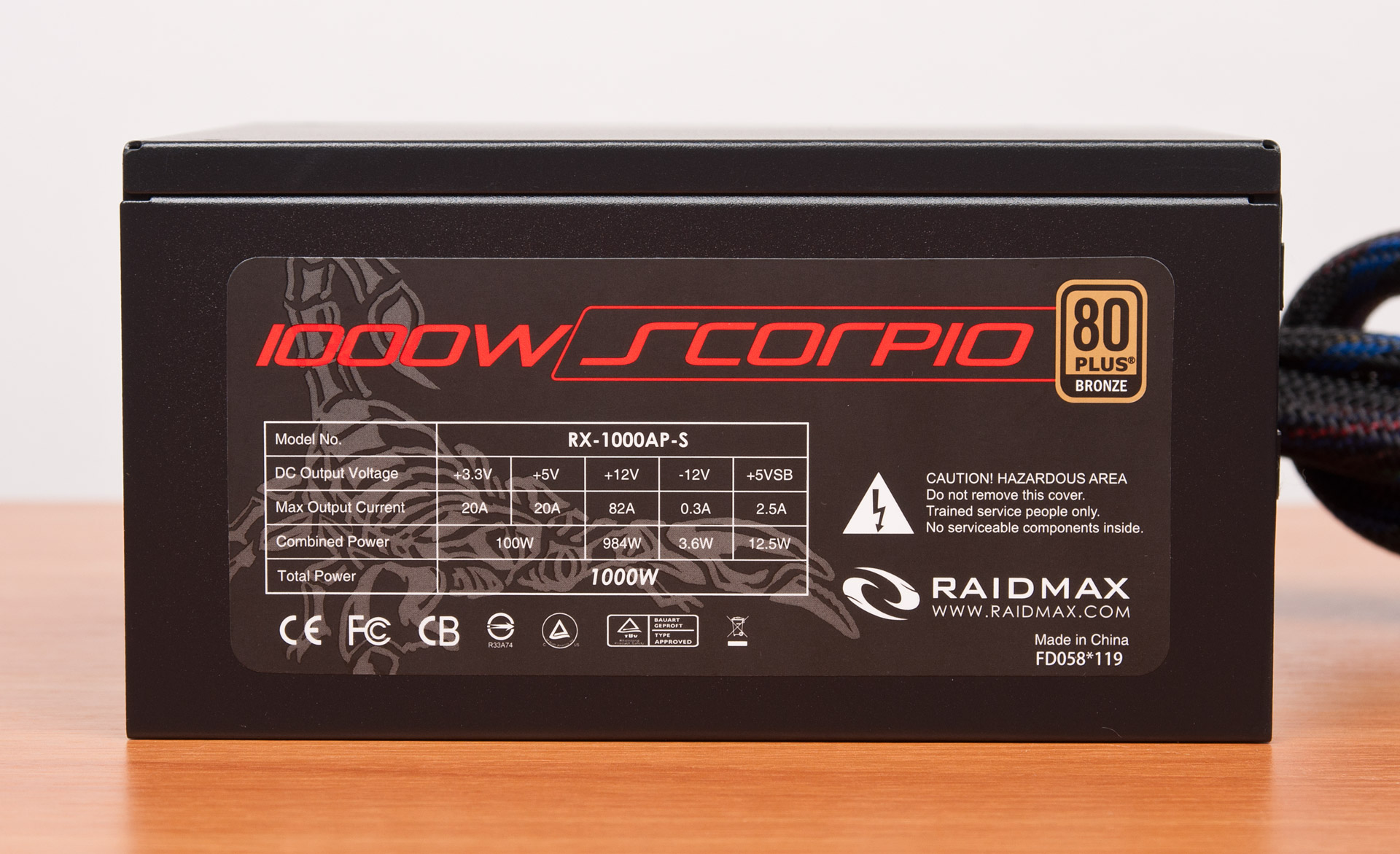 Обзор блока питания Raidmax Scorpio RX-1000AP-S мощностью 1000 Вт