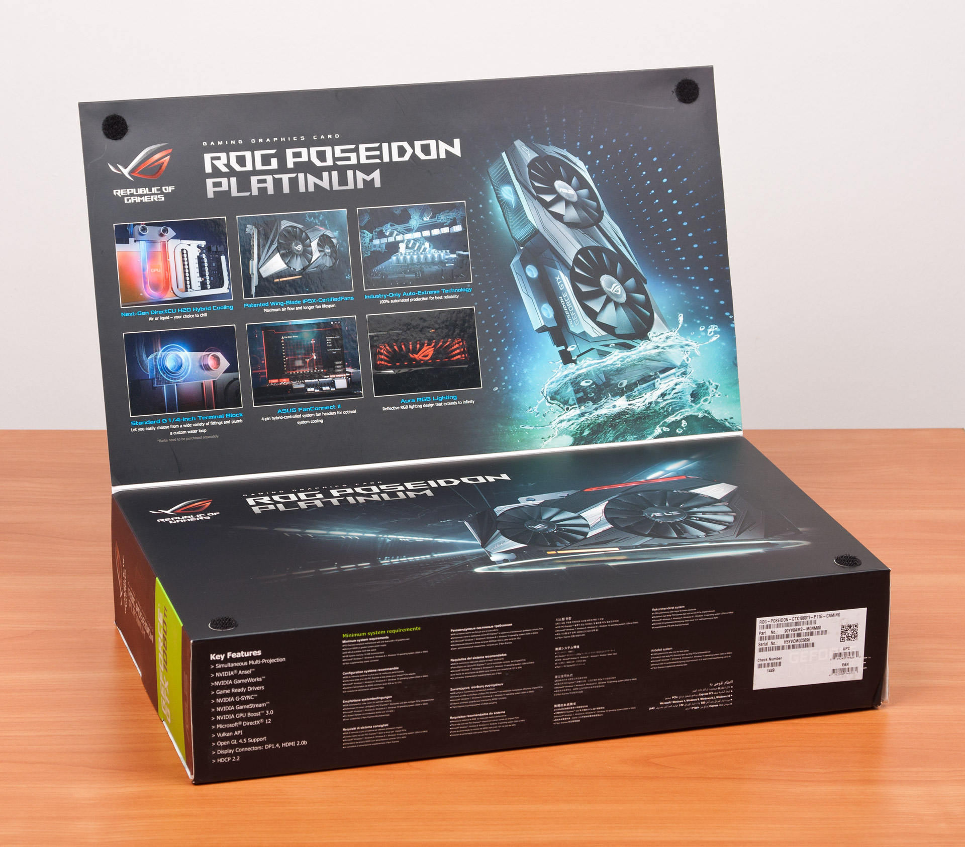 Обзор видеокарты ASUS ROG Poseidon GeForce GTX 1080 Ti 11GB Platinum ...