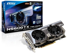 Знакомство с GeForce GTX 560 на примере MSI N560GTX Twin Frozr II/OC